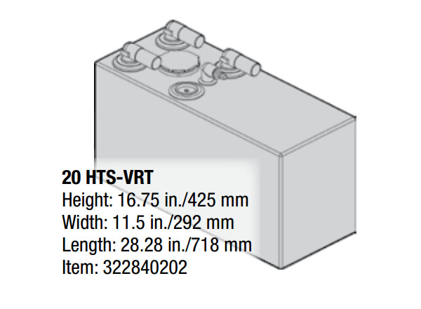 20 HTS-VRT Holding Tank System